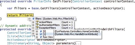 msdn 杂志：领先技术 asp mvc 中的动态操作筛选器 microsoft learn