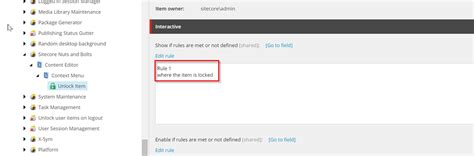 Right Click Unlock Item With Sitecore Powershell Extensions Sitecore
