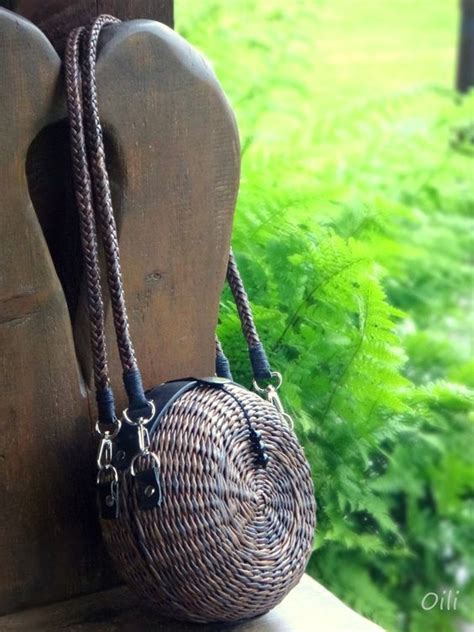 Плетеные круглые сумочки (подборка, diy) / Сумки, клатчи, чемоданы ...