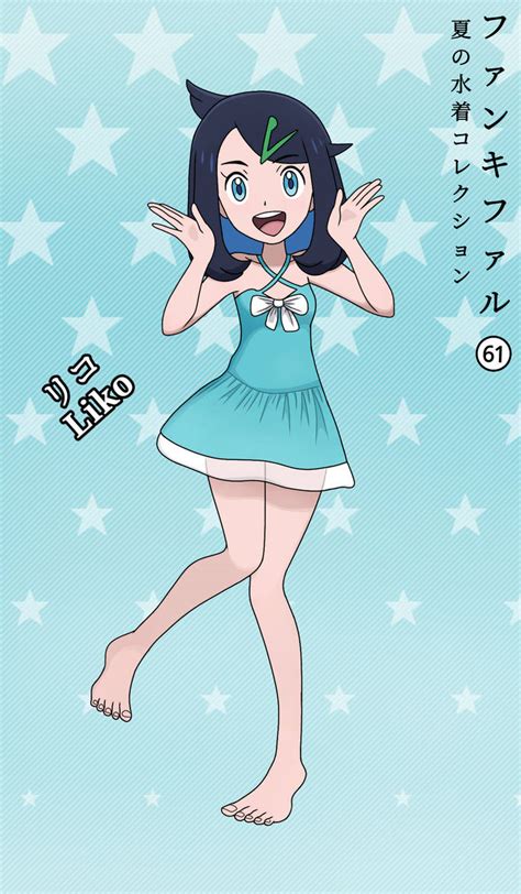 Comm Pokemon Trainer Liko Cute Swimsuit By Fankifalu On Deviantart