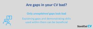 How To Explain Gaps In Your CV Examples To Copy