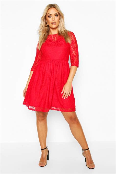 Plus Size Lace Dress Lace Plus Size Dresses Boohoo Usa