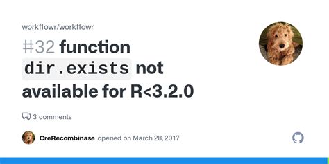 function `dir exists` not available for r