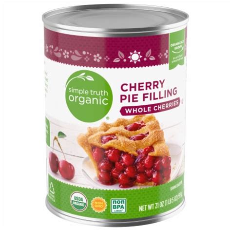 Simple Truth Organic® Cherry Pie Filling Whole Cherries 21 Oz Fred Meyer
