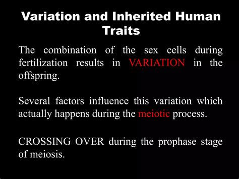Heredity Inheritance And Variation Pptx Biological Sciences Science