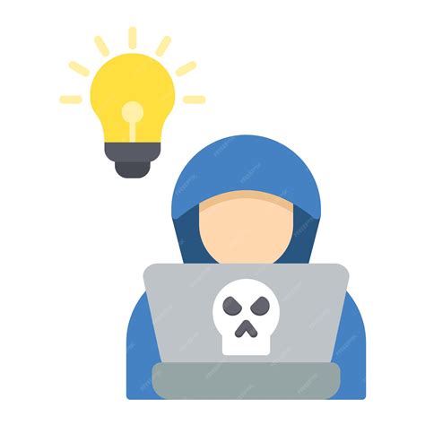 Premium Vector Hacking Skills Flat Illustration