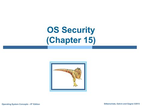 Operating System Security Chapter 15 Security Slides PPT