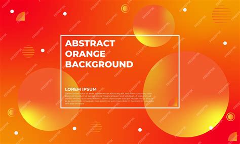 Premium Vector Abstract Orange Gradient Geometric Background Design