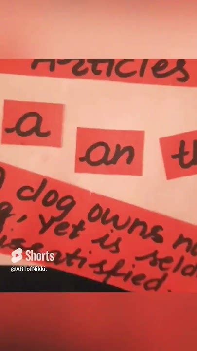 Chart Making Project Making Collage Making On Determiners💥 Youtube