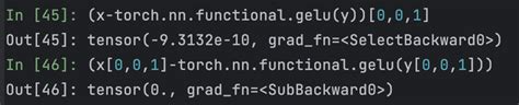 Subtracting Two Tensors And Then Indexing A Value Yields A Different Result From First Indexing