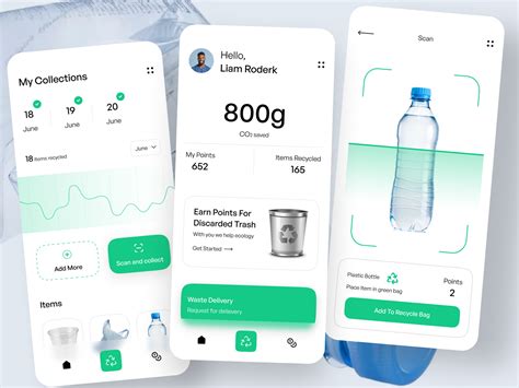 Garbage Recycling App Design Mobile App Behance Garbage Recycling App Design Mobile App Behance