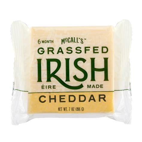 Mccalls 6 Month Aged Irish Cheddar — Mccalls Grassfed Irish Cheddar