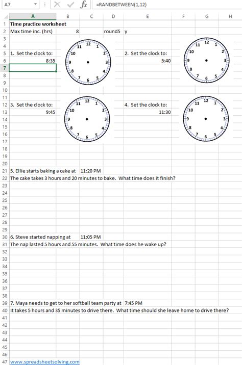 Stem Sci Tech Engineering Math Spreadsheetsolving Worksheets Library