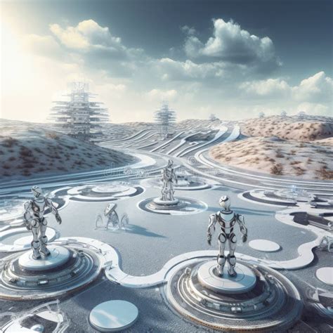 Latest Advancements In Autonomous Technology And Robotics Generative Ai Stock Illustration