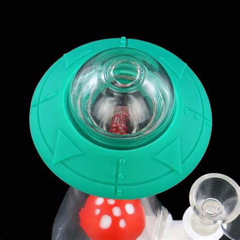 2021 Ufo Water Pipes Oil Rig Glass Bong Silicone Smoking Hand Water Pipe Silicone Oil Rigs Bong