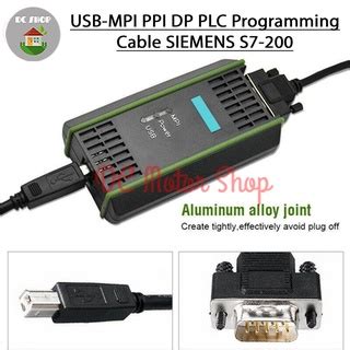 Jual USB MPI PPI DP PLC Programming Cable SIEMENS S7 200 300 400 S7 300 Shopee Indonesia
