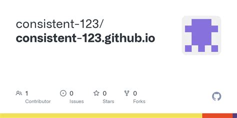 Github Consistent 123consistent