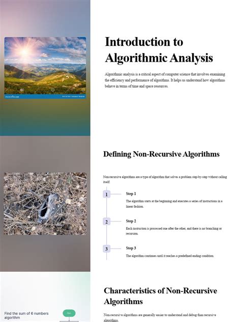Introduction To Algorithmic Analysis Pdf Algorithms Time Complexity