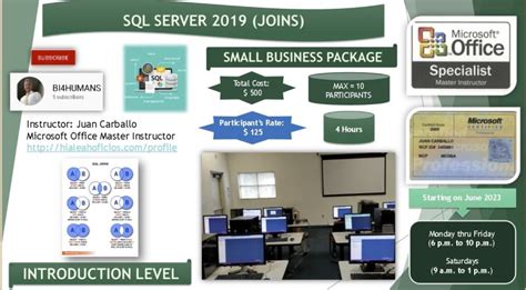 juan carballo on linkedin sql server joins practical training