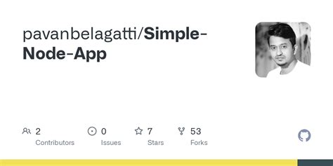 GitHub Pavanbelagatti Simple Node App