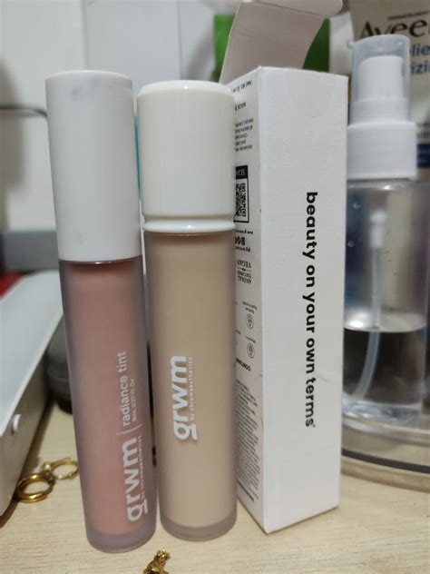 Bundle Grwm Peach Corrector And Radiance Tint Beauty And Personal Care Face Makeup On Carousell