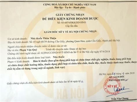 Hướng dẫn làm thủ tục xin giấy phép kinh doanh Dược Luật FADI