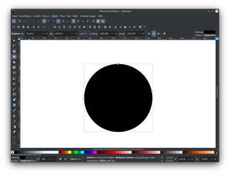Inkscape Kreis Zeichnen Dashdot