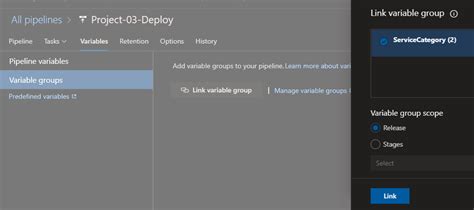 Variables In Classic Editor Of Azure Pipelines Azure Devops My