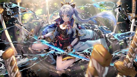 Lumine Kamisato Ayaka Genshin Impact 4k Ultra Hd Wall
