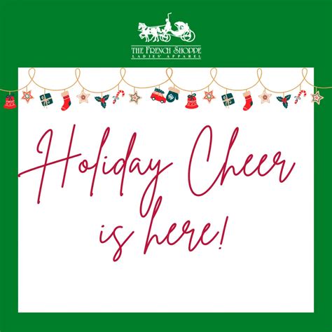 Holiday Cheer Collection The French Shoppe