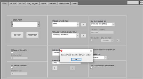 Webench® Toolstdc7200evm Connect Failed While Trying To Start Gui Of
