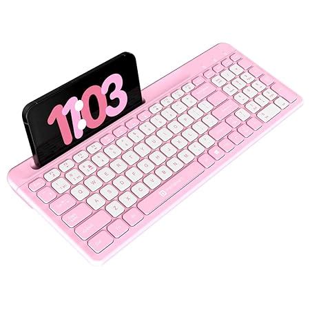 Amazon In Buy Portronics Bubble Square Wireless Keyboard With Bluetooth GHz USB Receiver