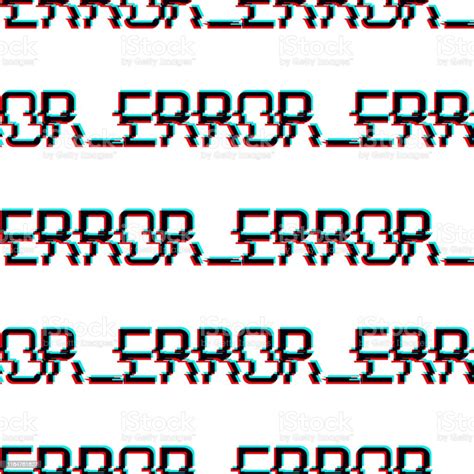 글리치 스타일의 단어 오류의 기호와 벡터 원활한 패턴 기하학적 문자는 흰색 배경에 고립 아이콘을 글리치 디지털 픽셀 텍스트 왜곡 된 디자인 인쇄 벽지 인쇄용 Tv 인물에