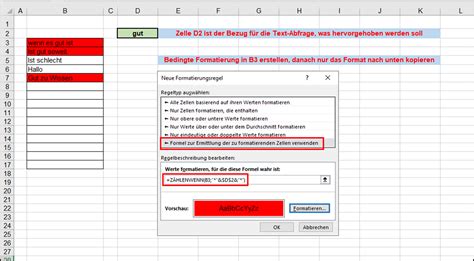 Bedingte Formatierung In Excel Microsoft Formel Microsoft Excel