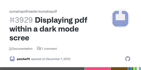 displaying pdf within a dark mode scree · sumatrapdfreader sumatrapdf