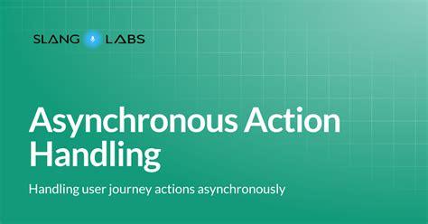 Asynchronous Action Handling Conva Search Documentation