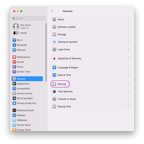 how to enable file sharing on macos ventura