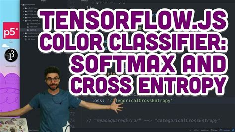 TensorFlow Js Color Classifier Softmax And Cross Entropy YouTube