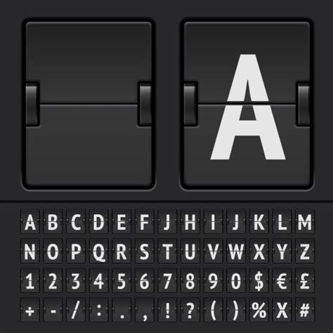 Flip Countdown Timer Clock Counter Royalty Free Vector Image