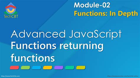 Advanced Javascript Module 02 Part 06 Functions Returning