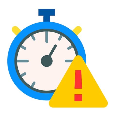 Premium Vector Time Alert Icon Style