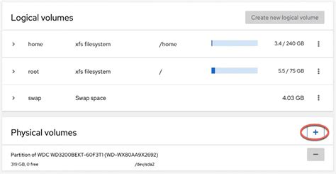 adding a new disk to a rocky linux 9 volume group and logical volume