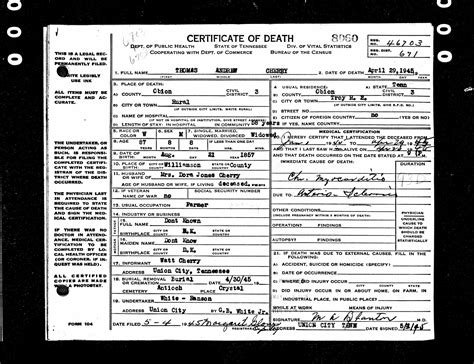 Thomas Andrew Cherry 1857 1945 Mémorial Find A Grave