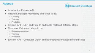 Salesforce Einstein API Integration With MuleSoft NLP And Computer Vision PPT