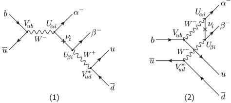 The Tree Level Feynman Diagrams For The Lepton Number Violating Decay