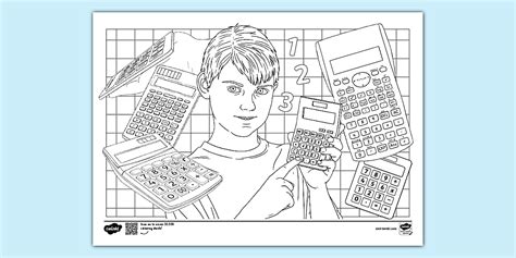 👉 Calculator Colouring Montage Teacher Made Twinkl