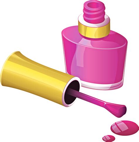Makeup Clipart Spa Party Daily Planners Makeup Art Pink Nail Polish Png 2000x1968 Png