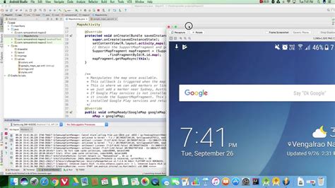 Android Studio Tutorials MapsActivity Template Displaying Maps In Android Application YouTube
