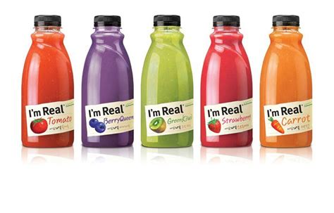 풀무원 아임리얼 병 디자인 음료수 주스