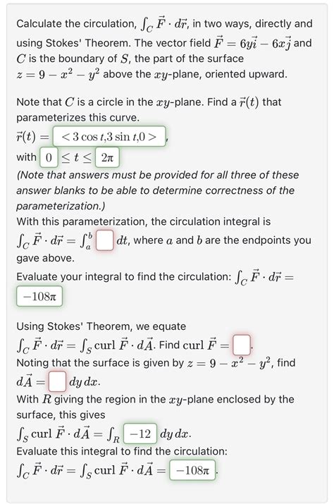 Solved Calculate The Circulation Cvec F Dvec R In Two Chegg Com